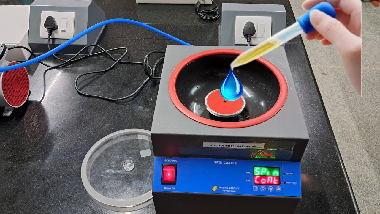 How to use Spin coater machine SC8000 | Thin film coating technology ...