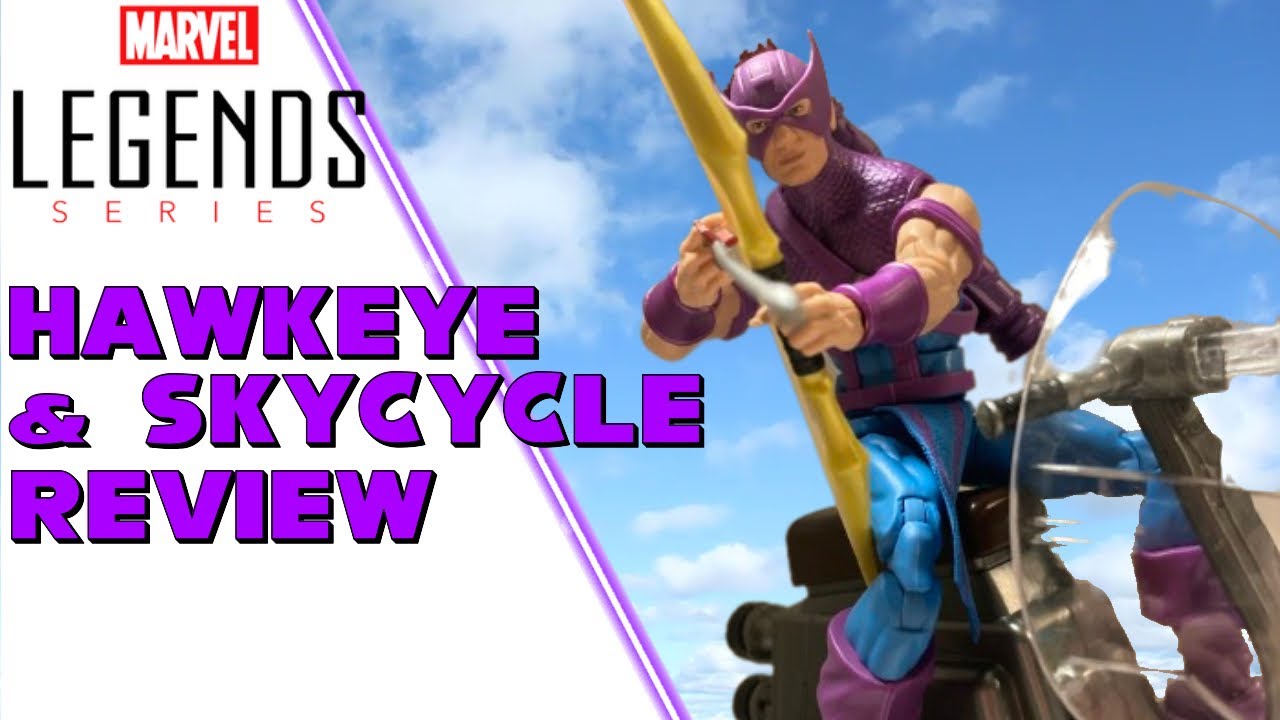 Marvel Legends Avengers Beyond Earths Mightiest Hawkeye With Skycycle ...