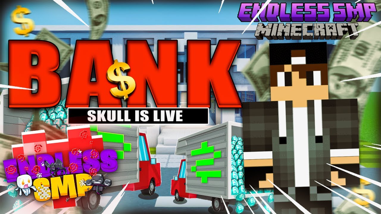 DAY 19 | MINCRAFT ENDLESS SMP | BANK IN OUR SMP | #minecraft # ...