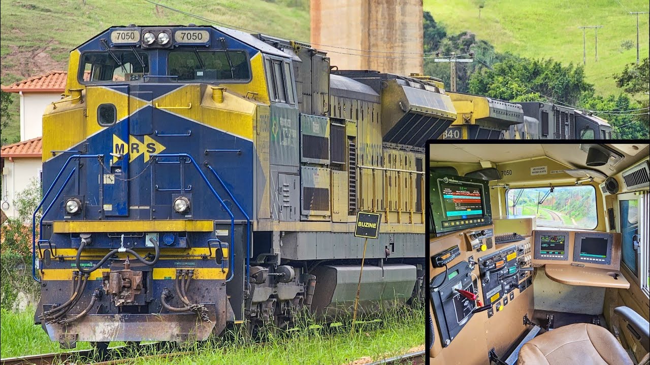 EXCLUSIVO! Conheça o interior da locomotiva EMD SD70LC - YouTube