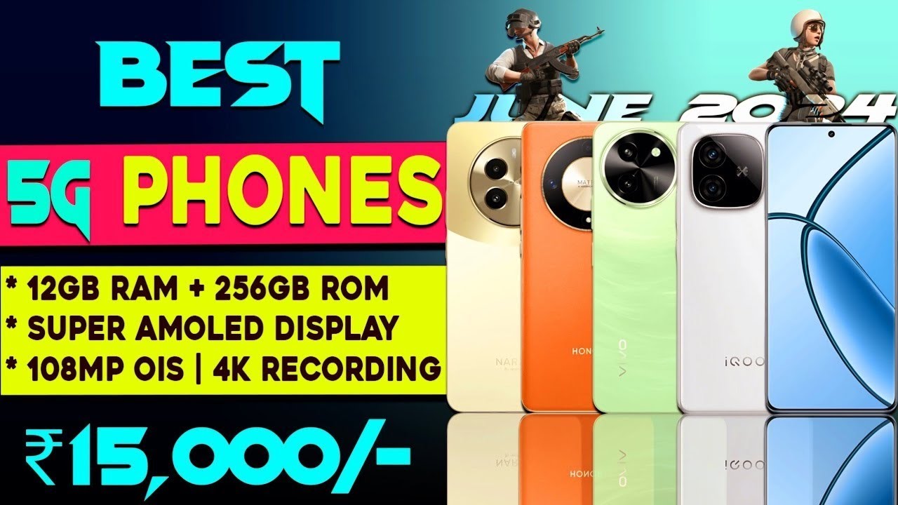 June 2024| Top 5 Best 5G Smartphone Under 15000 | 12GB+256GB| OIS ...