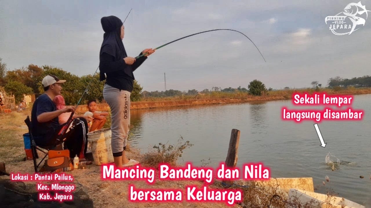 Mancing Bandeng bersama Keluarga - YouTube