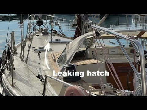How to seal a leaking hatch on a boat and make it waterproof again ...