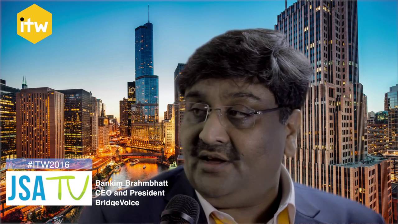 JSA TV interview: BridgeVoice CEO Mr. Bankim Brahmbhatt talks to Dean ...