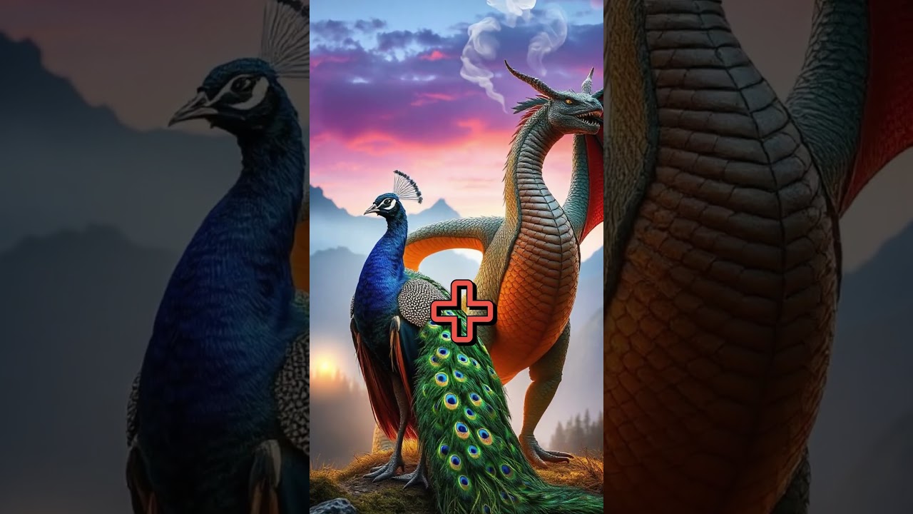 Animal fusion amazing creature | Peacock with other animals | WS ...