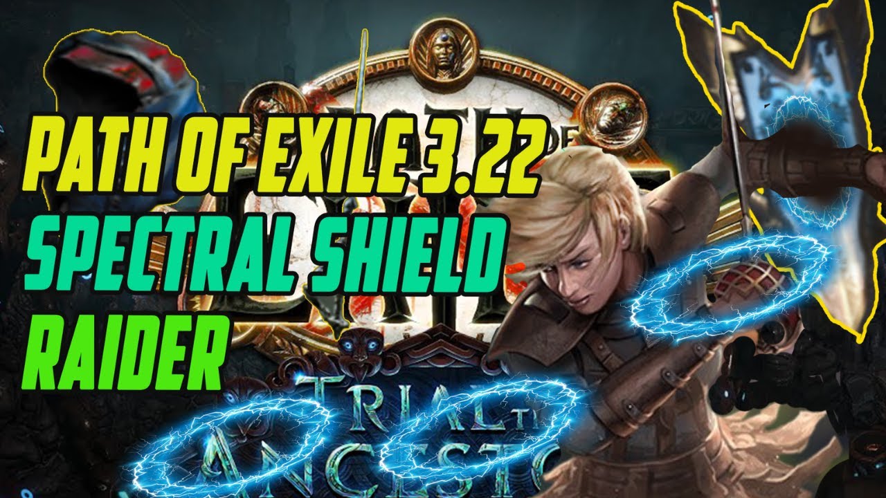 PATH OF EXILE 3.22 SPECTRAL SHIELD RAIDER (BUILD CUSTO BENEFÍCIO) - YouTube