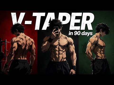 How to Build a V - TAPER body in 90 Days | The Ultimate V-Taper Roadmap (A-Z Guide)