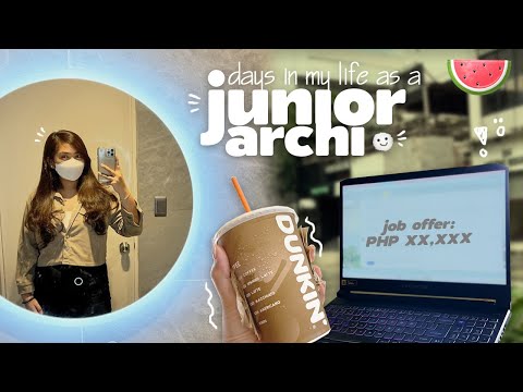 JUNIOR ARCHITECT VLOG ep. 1 👷🏻‍♀️ | accepting job offer, first job learnings and struggles ✨