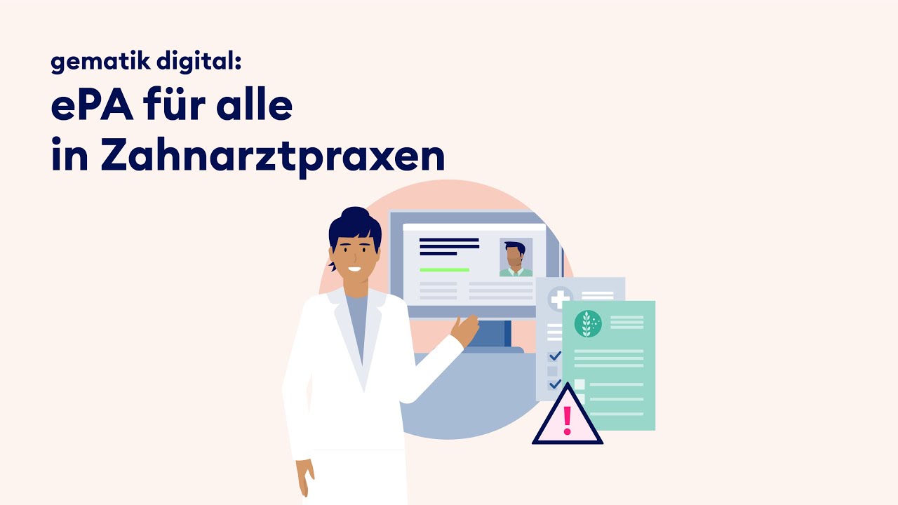 gematik digital: Die ePA für alle in Zahnarztpraxen - YouTube