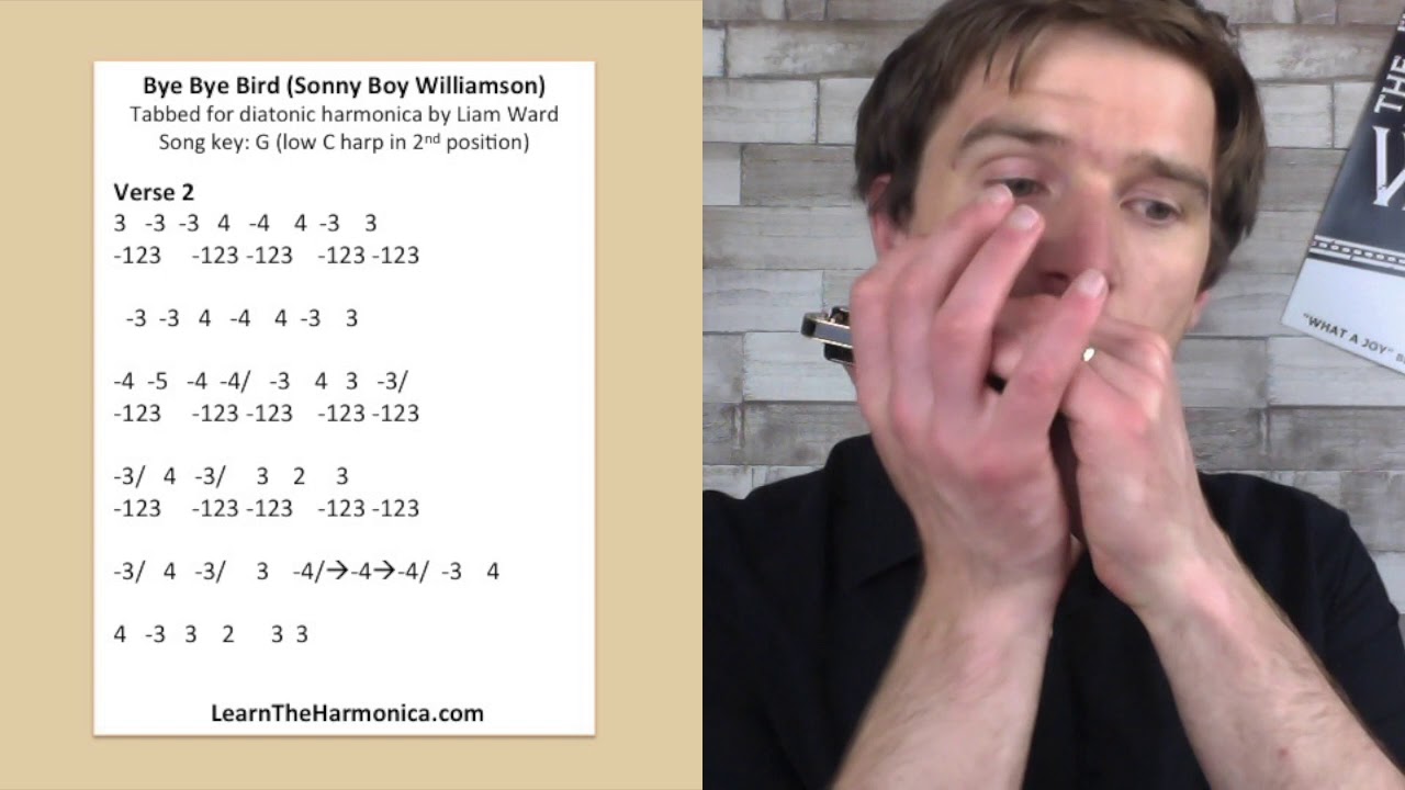 Bye Bye Bird (Part 2) - Sonny Boy Williamson harmonica lesson - YouTube