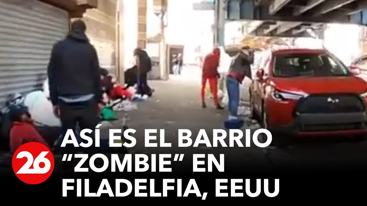 ESTADOS UNIDOS | Así son los "zombies de Filadelfia" | Videos | Canal26.com