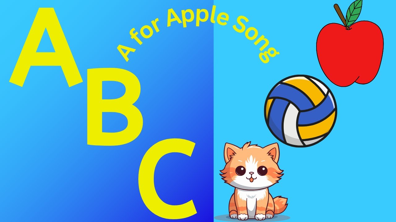 ABC Song for Toddlers | A to Z Alphabet Fun | A for Apple, B for Ball ...