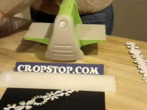 QuicKutz 12 inch border dies in a Cuttlebug Machine - YouTube