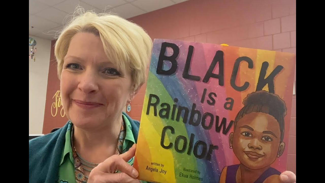 Mrs Garcia Reads Black is a Rainbow Color by Angela Joy - YouTube