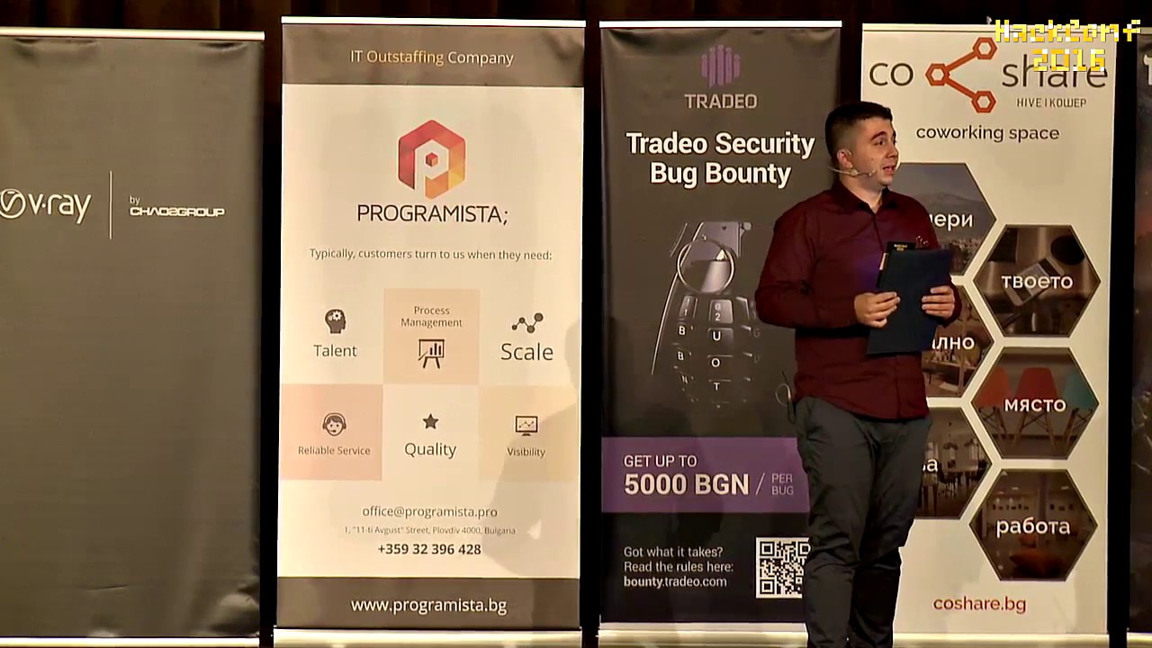 HackConf 2016 - Откриване - YouTube