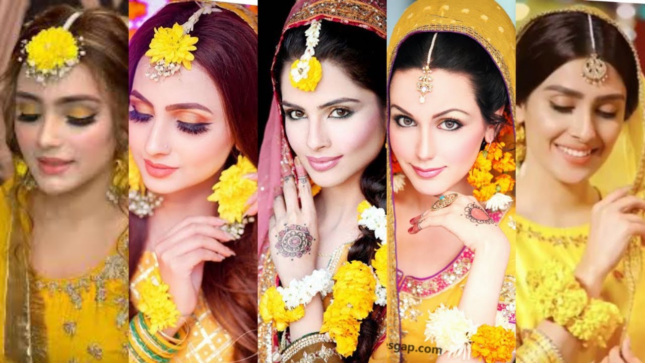 Latest Mayoun Bride Makeup Ideas 2023//Mayoun Bride Look//Mehndi Bride ...