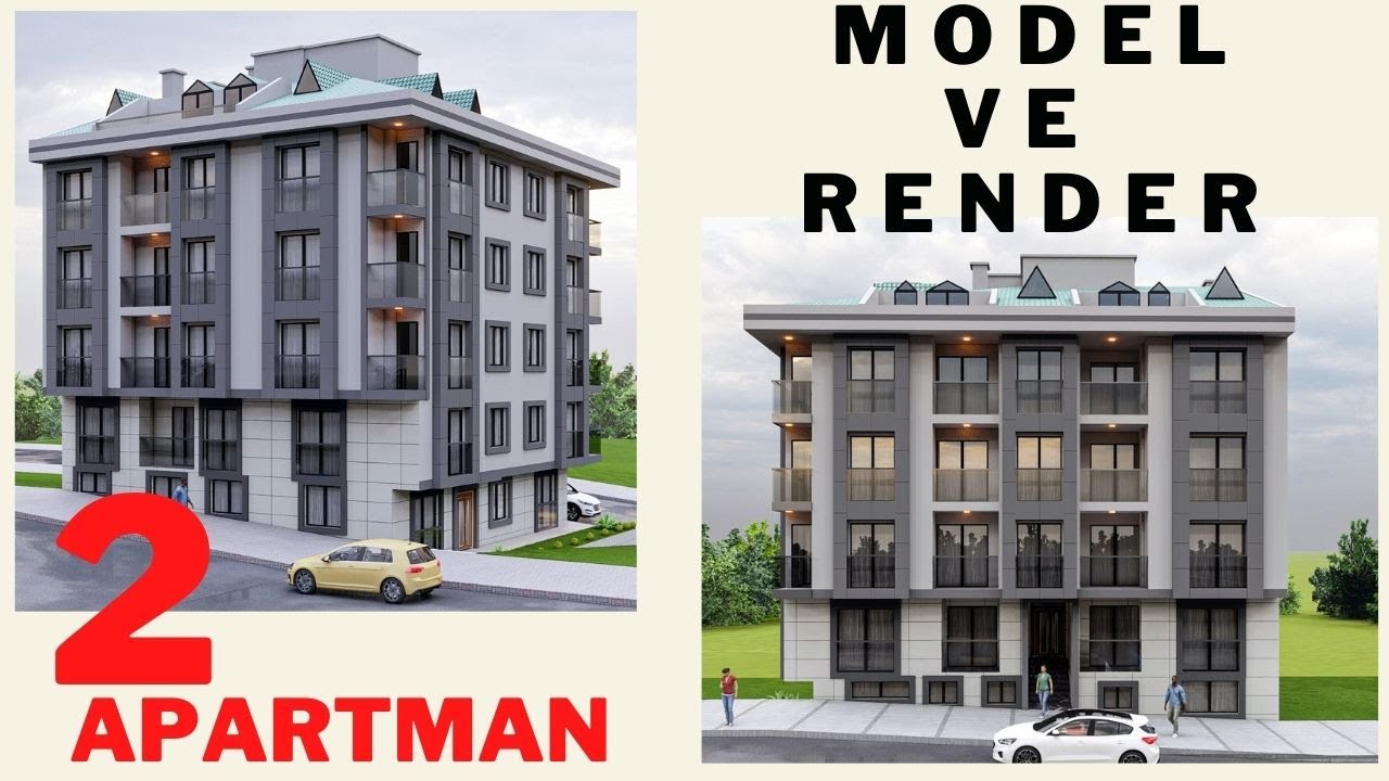 3D APARTMAN MODELLEME VE RENDER AYARLARI - BÖLÜM #2 - YouTube