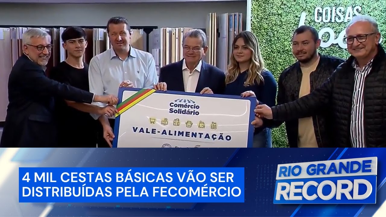 Comércio solidário: trabalhadores serão beneficiados com cestas básicas ...