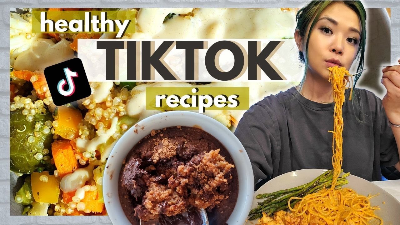 I ONLY Ate TikTok Recipes for a Day (What I Eat in a Day - Vegan) - YouTube