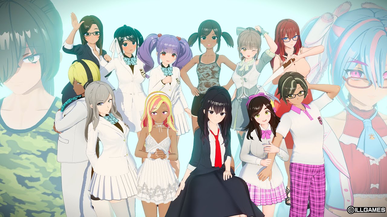 サマバケ！すくらんぶる用のキャラクターをハニカムで作成した。 - YouTube