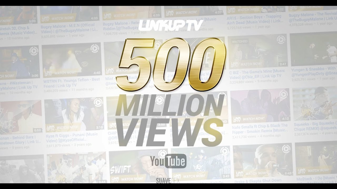We've reached 500 Million Views - YouTube