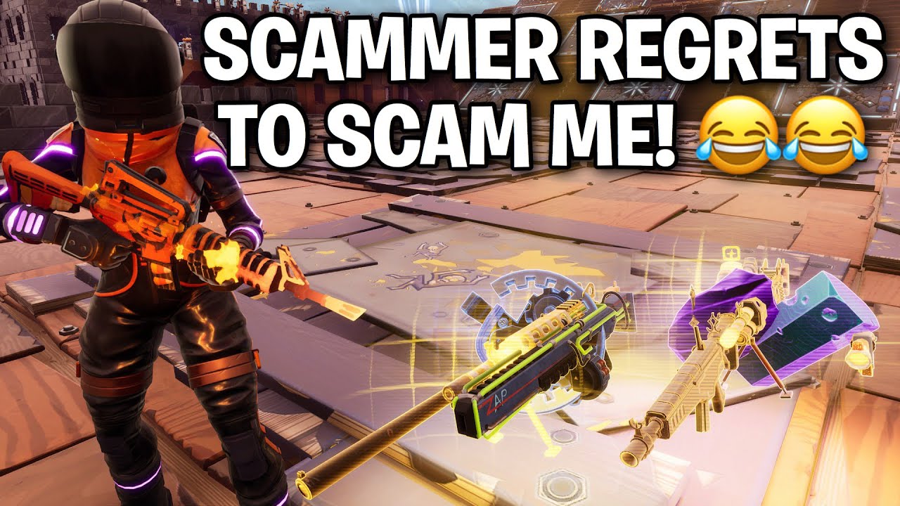 Scammer instantly REGRETS scamming me! 😂 (Scammer Get Scammed) Fortnite ...