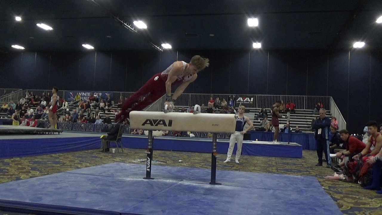 Allan Bower - Pommel Horse - 2020 Winter Cup Senior Prelims - YouTube