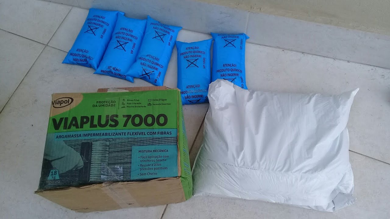 COMO PREPARAR O IMPERMEABILIZANTE VIAPLUS 7000 - YouTube