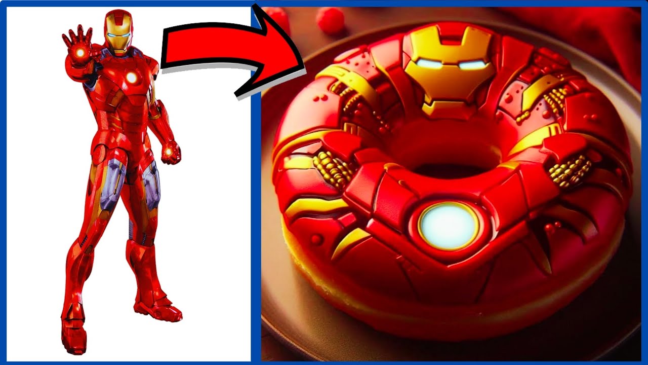 AVENGERS but DONUTS VENGERS 🔥 All Characters (marvel & DC) 2024 😎 - YouTube