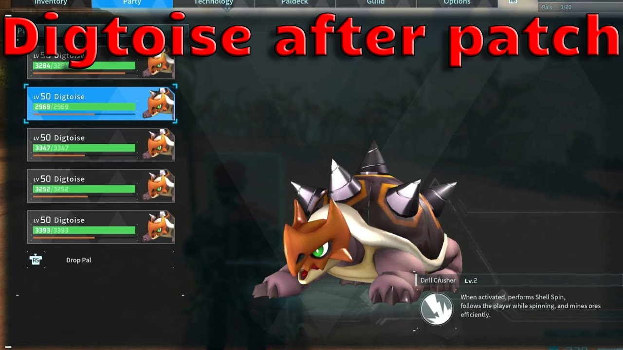 Shocking Results of Updated Digtoise Mining Test in Palworld! - YouTube