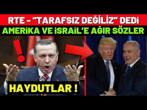 Erdoğan'dan ABD ve İsrail'e İRAN AYARI !! (PUTUNUZU YİYORSUNUZ)