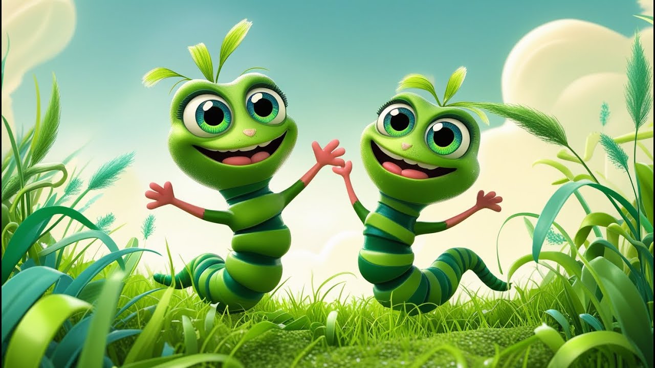 🎵 DISCO ROBACZKI– piosenka dla dzieci | Wesołe robaczki w trawie! 🐞🌿 ...
