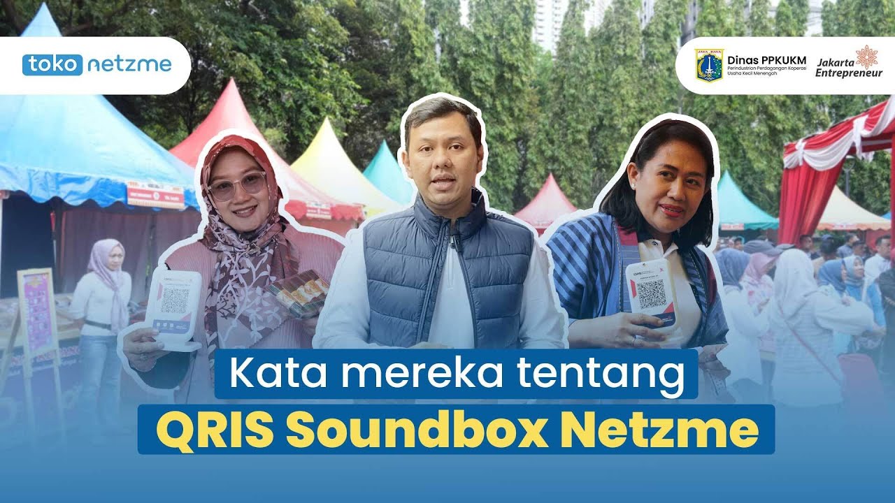 Testimoni Penggunaan Perdana QRIS Soundbox Netzme di Bazaar Walikota ...