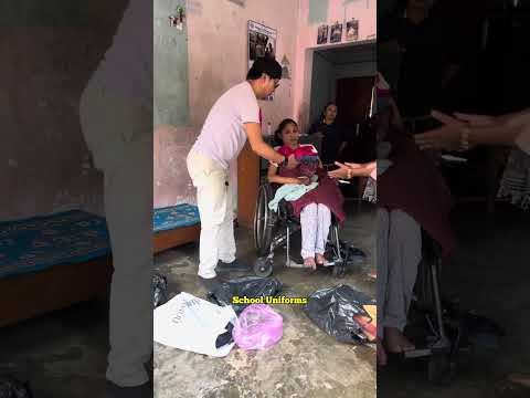 Sharing Joy With Single Paralyzed Woman Sister Gauri Maya And Her Two ...