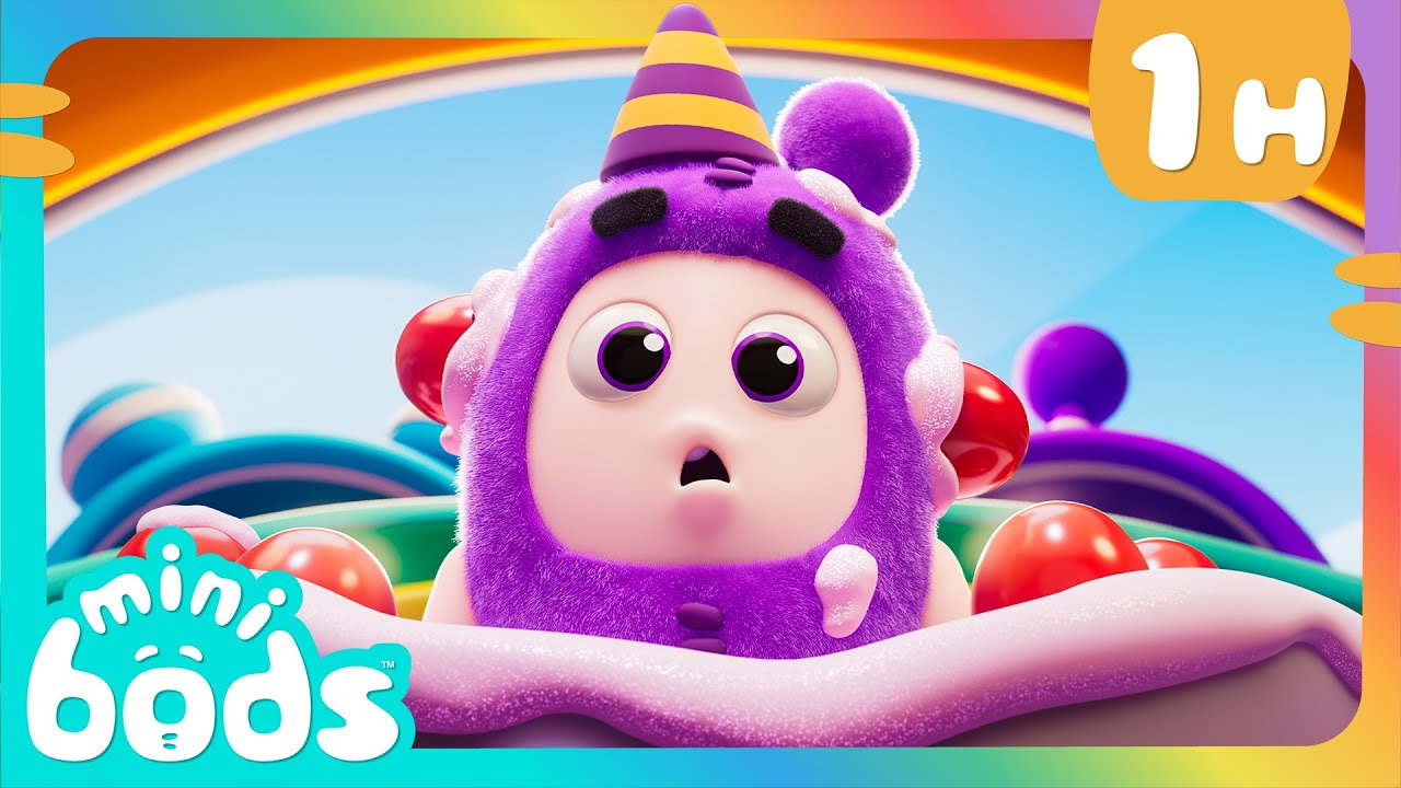 Pogo's Special Party | Minibods | Mini Oddbods | Baby Oddbods | Funny ...