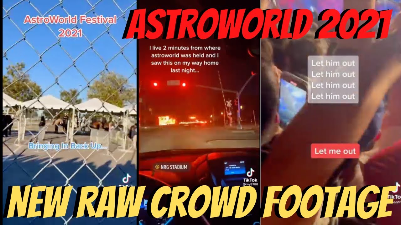 New raw footage of travis scott astroworld festival 2021 (crazy footage ...
