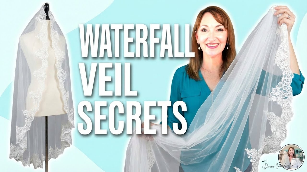 Sewing A Waterfall Mantilla Veil? Here's Exactly How - YouTube