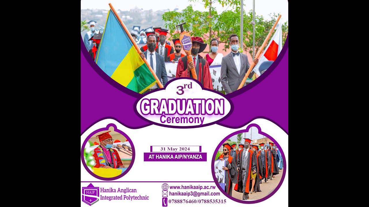 🔴LIVE: Graduation Ceremony at Hanika AIP/ Nyanza - YouTube