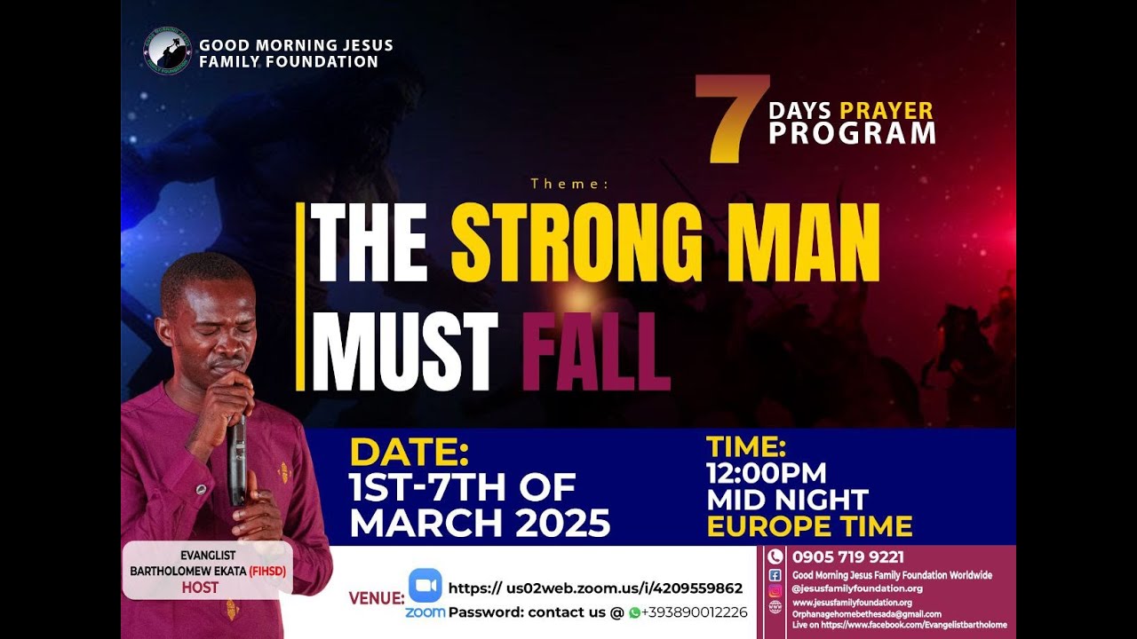 DAY 7 MORNING 2 (THE STRONG MAN MUST FALL) - YouTube