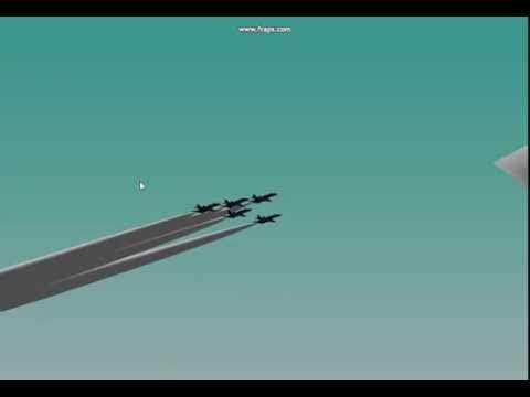 Blue Angel's Missing Man Formation YSFlight - YouTube