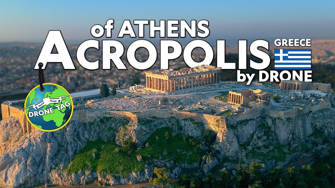 Acropolis of Athens by Drones | 4K | Explore Acropolis Like Never ...