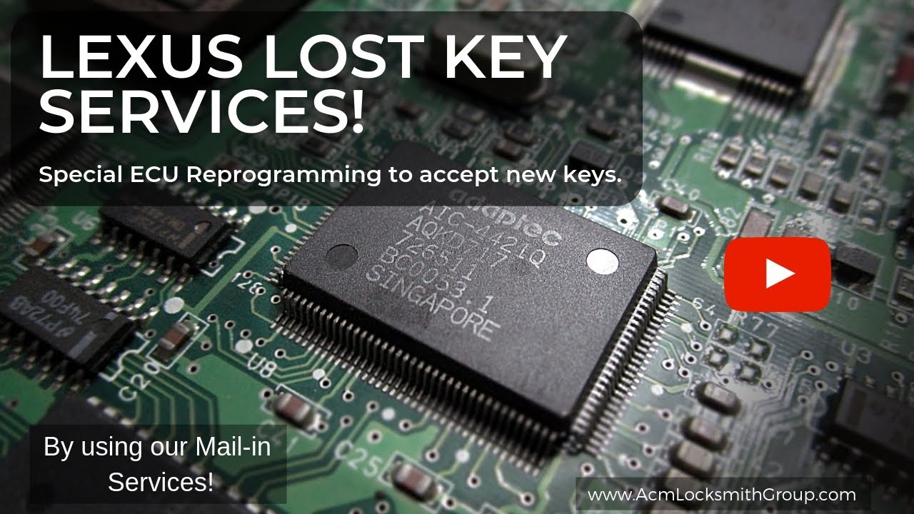 Mail-In Services! 1999 Lexus RX300: Lexus Lost Key Replacement Made ...