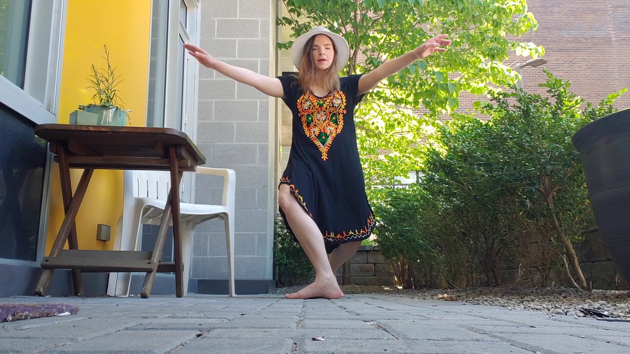 A dance video in isolation