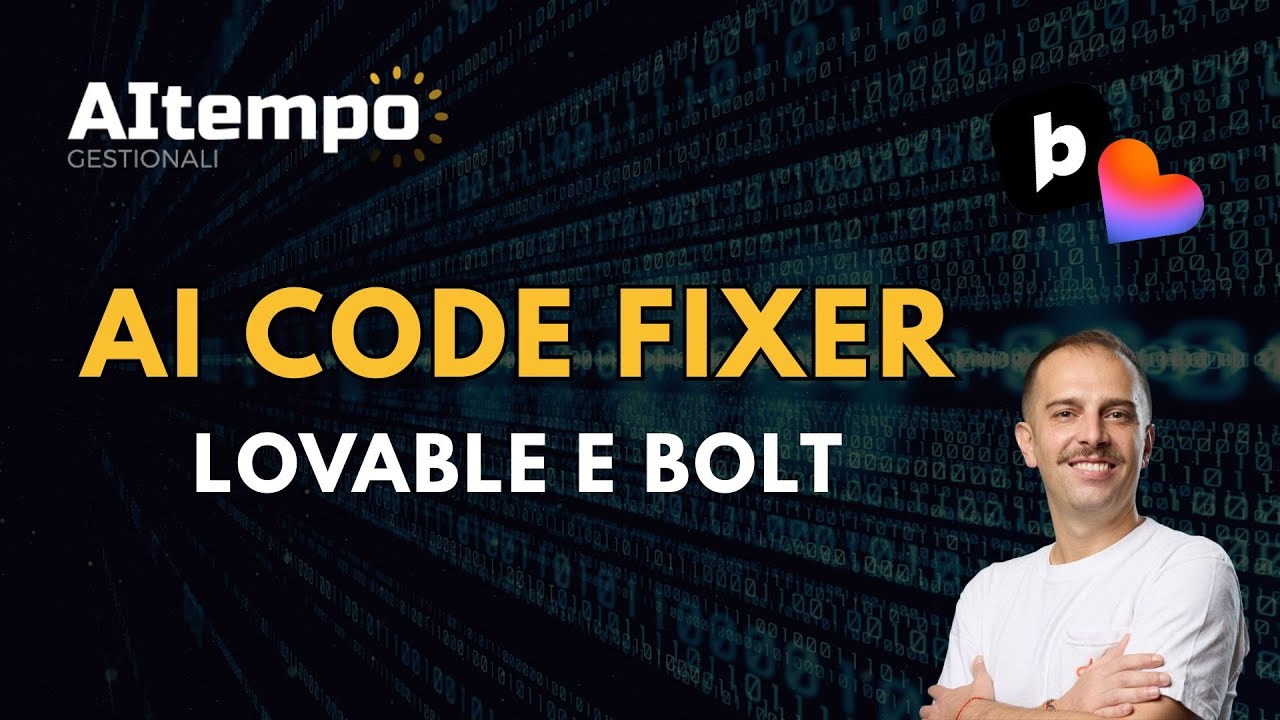 AI Vibe Code Fixer: Come sistemare App create con Lovable e Bolt - YouTube