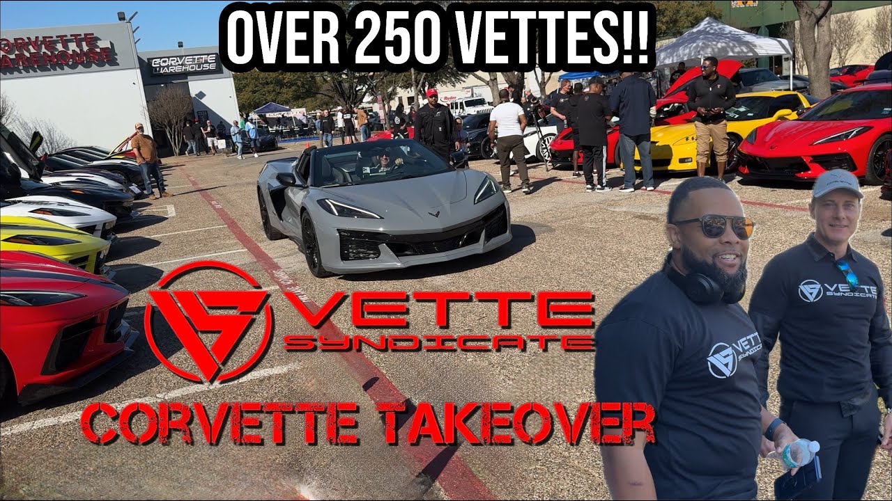 BIGGEST CORVETTE Show in North TEXAS! Part 1 - YouTube
