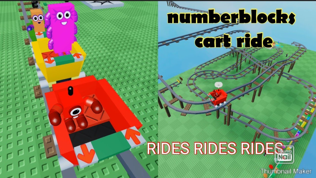 ROBLOX NUMBERBLOCKS CART RIDE #roblox #exciting #numberblocks # ...