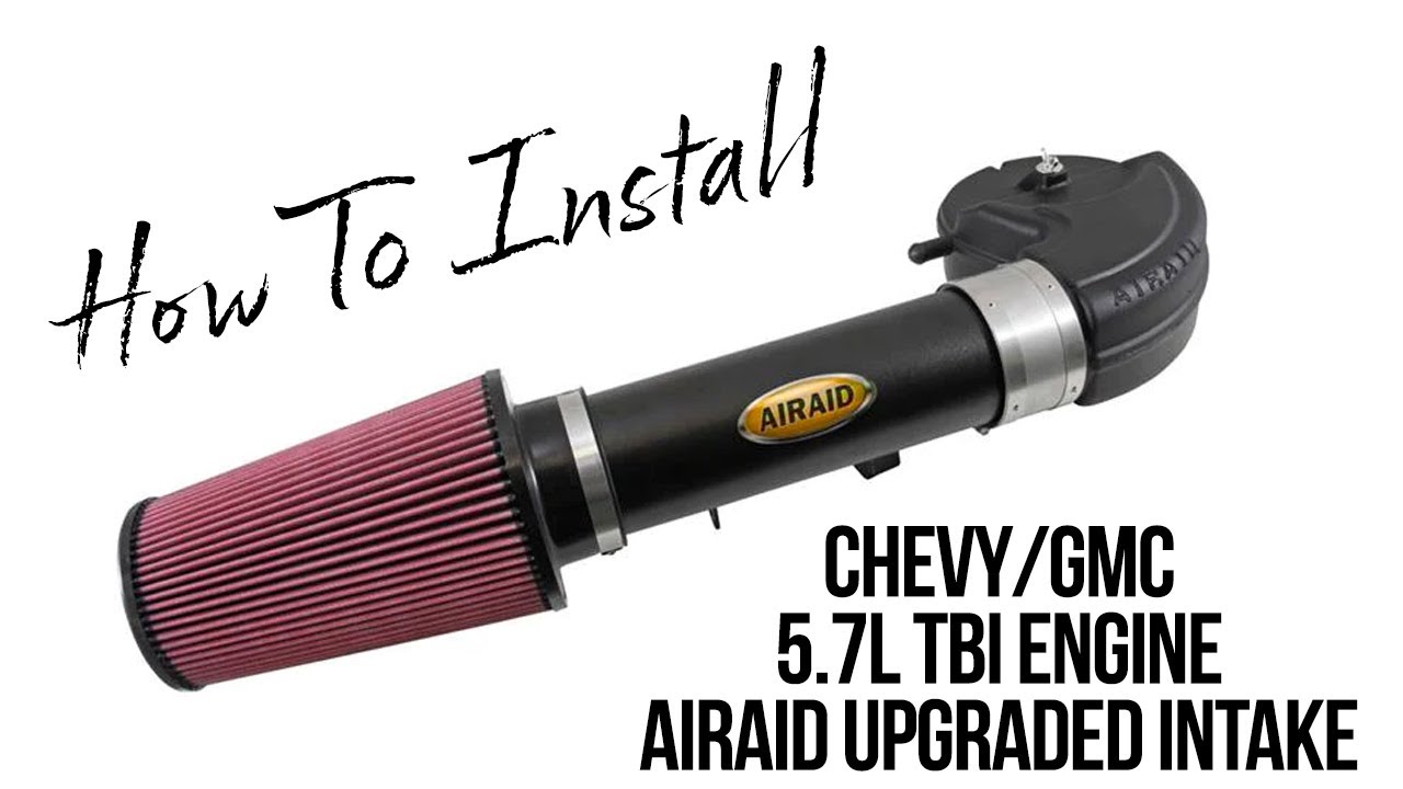 Installing an Airaid Intake on Our OBS Shop Truck - YouTube
