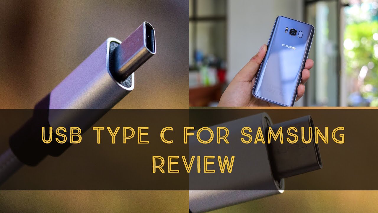 USB type C for Samsung S8 Plus hands on - review - YouTube