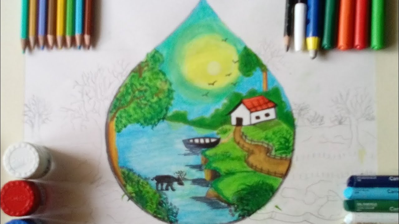 Conservation of flaura drawing for poster making competition 😃😉 ️ - YouTube