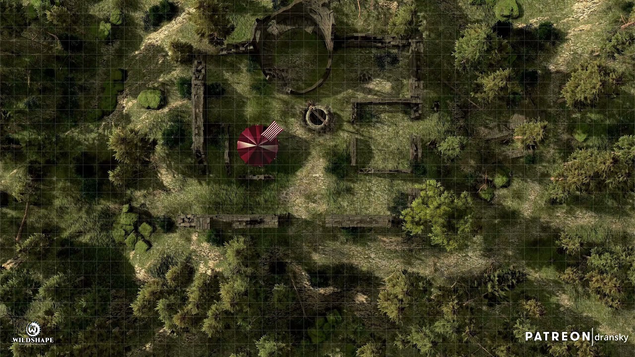 Lost Mine of Phandelver: Old Owl Well - animated battlemap - YouTube